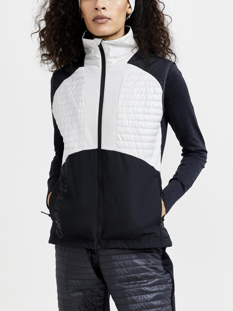 Women's ADV Storm Insulate Xc Ski Vest - ASH/BLACK – Craft Sportswear NA