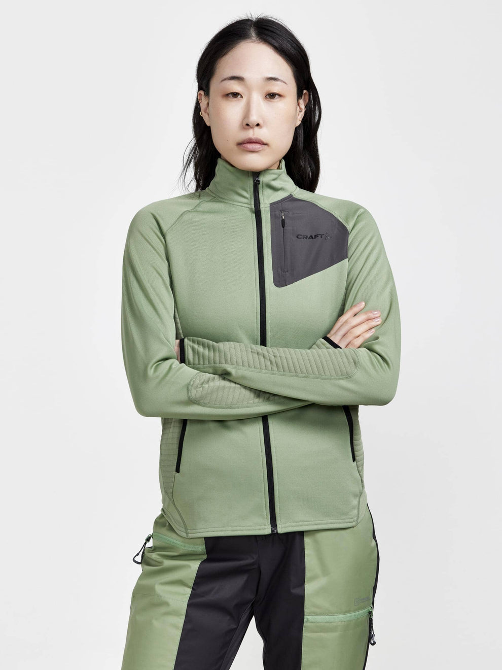 WOMEN'S ADV TECH FLEECE THERMAL MIDLAYER - JADE – Craft Sportswear NA