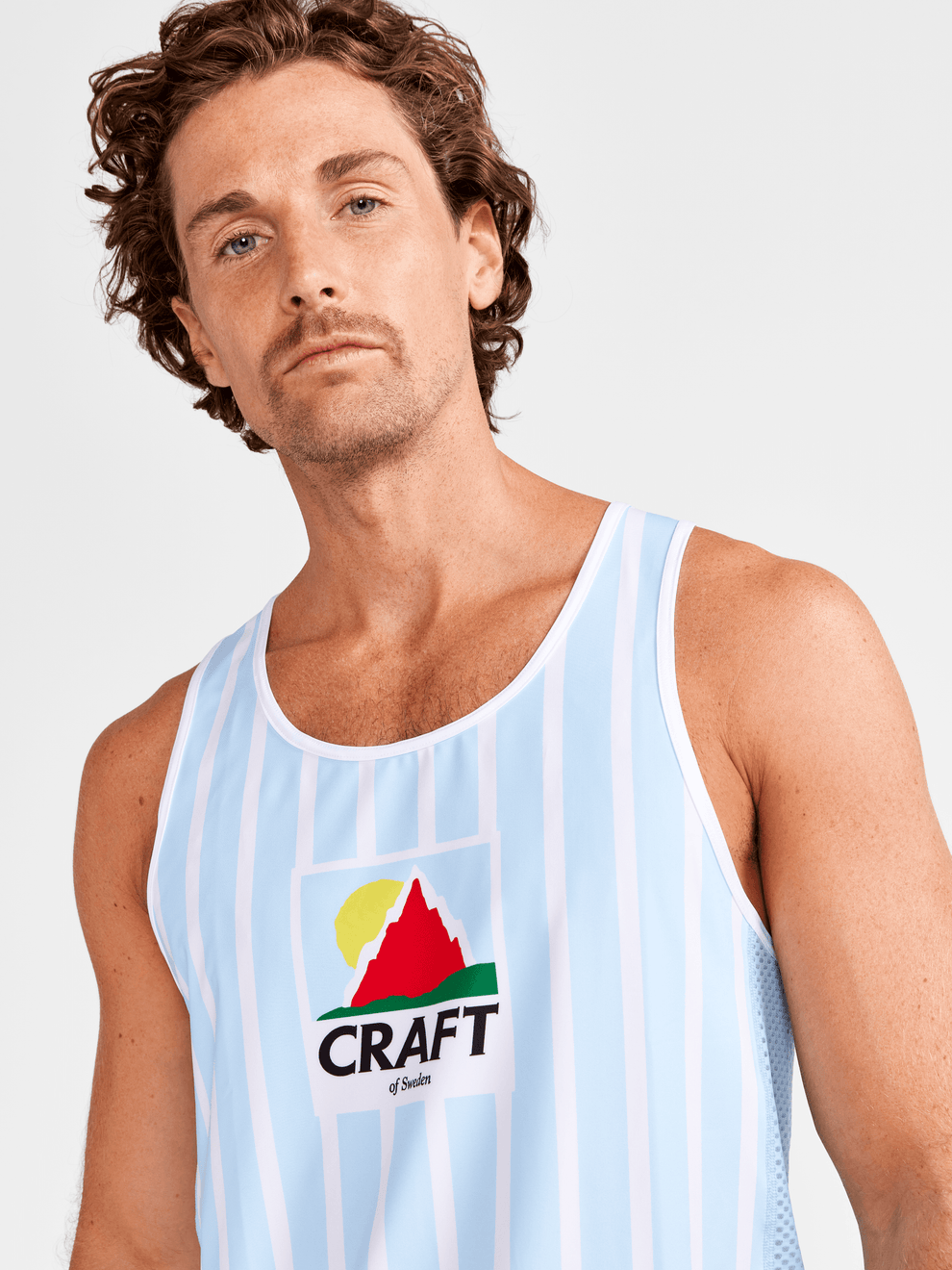 Men's Retro Elite Custom Singlet - AQUA/WHITE – Craft Sportswear NA