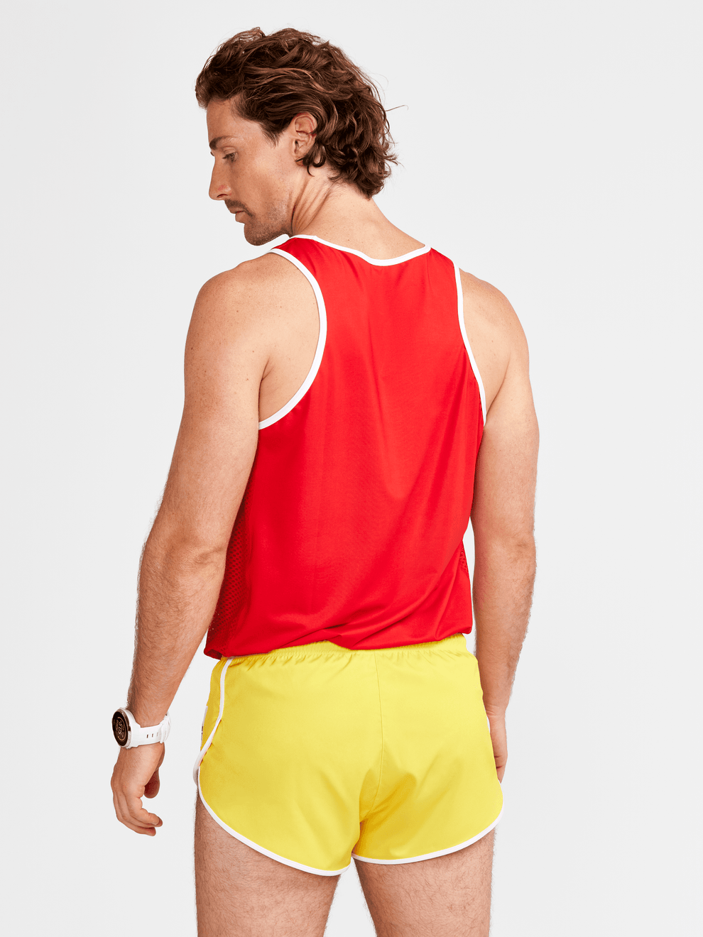 Men's Retro Elite Custom Singlet - CAYENNE – Craft Sportswear NA