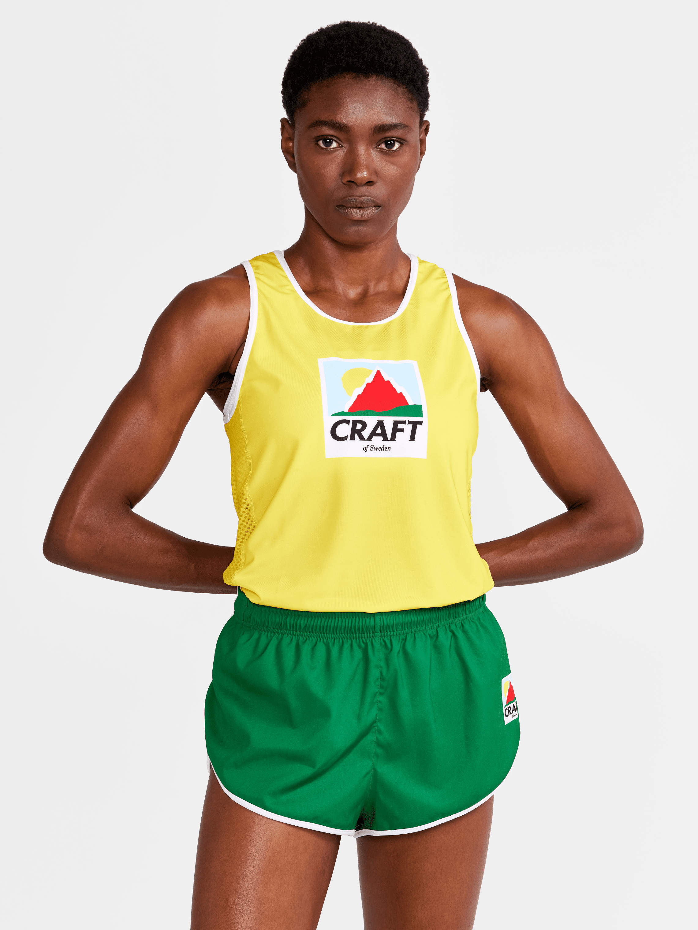 Women's Retro Elite Custom Singlet - YELLOW – Craft Sportswear NA
