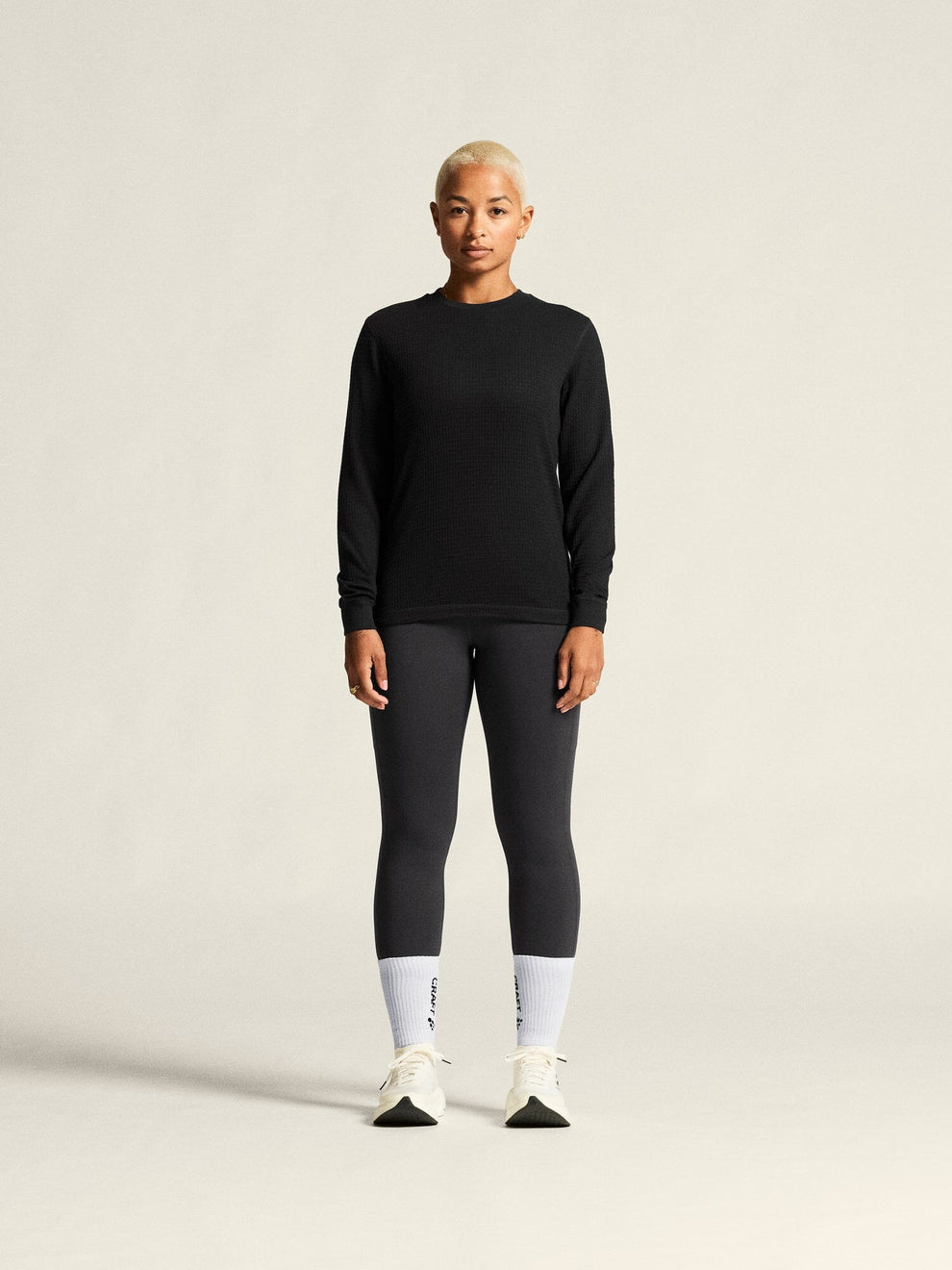 Women's Wool Waffle RN - Black – Craft Sportswear NA